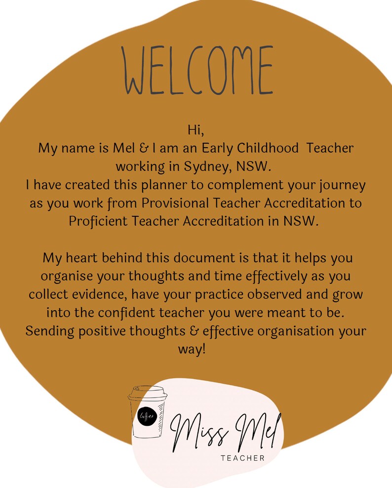 Working Toward Proficient Teacher Accreditation Planner - Etsy Australia