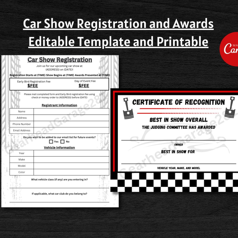 Award Show Flyers - Etsy