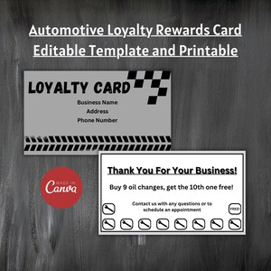 Loyalty Punch Card Template, Loyalty Card Template, Loyalty Business ...