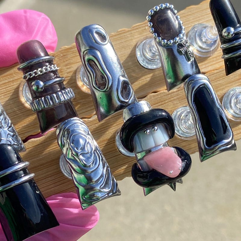 Duck Long Nails - Etsy