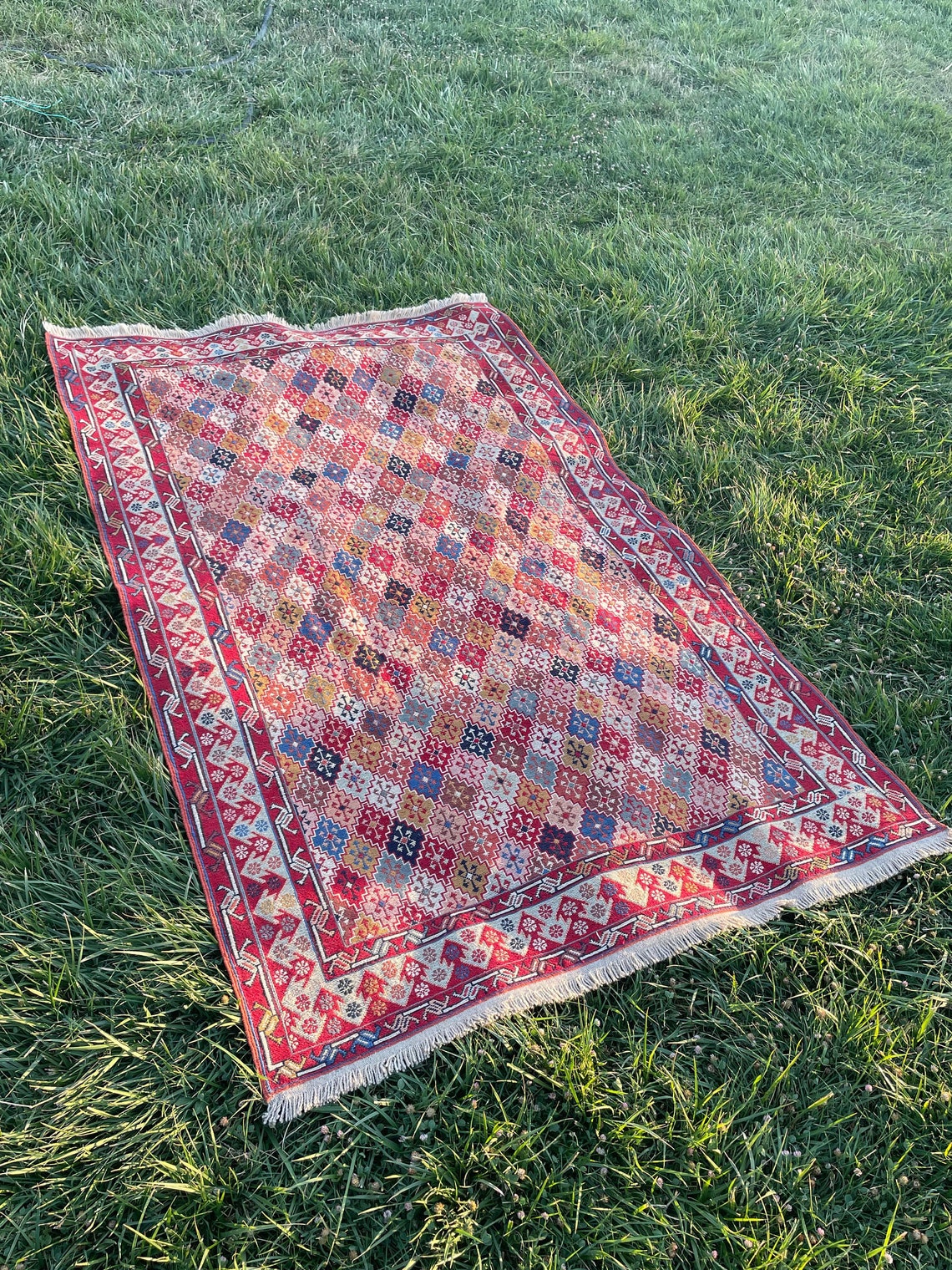 Mesopotamian Rug, Handmade Woven Rug, Wool Woven Rug, Rug Woven With ...