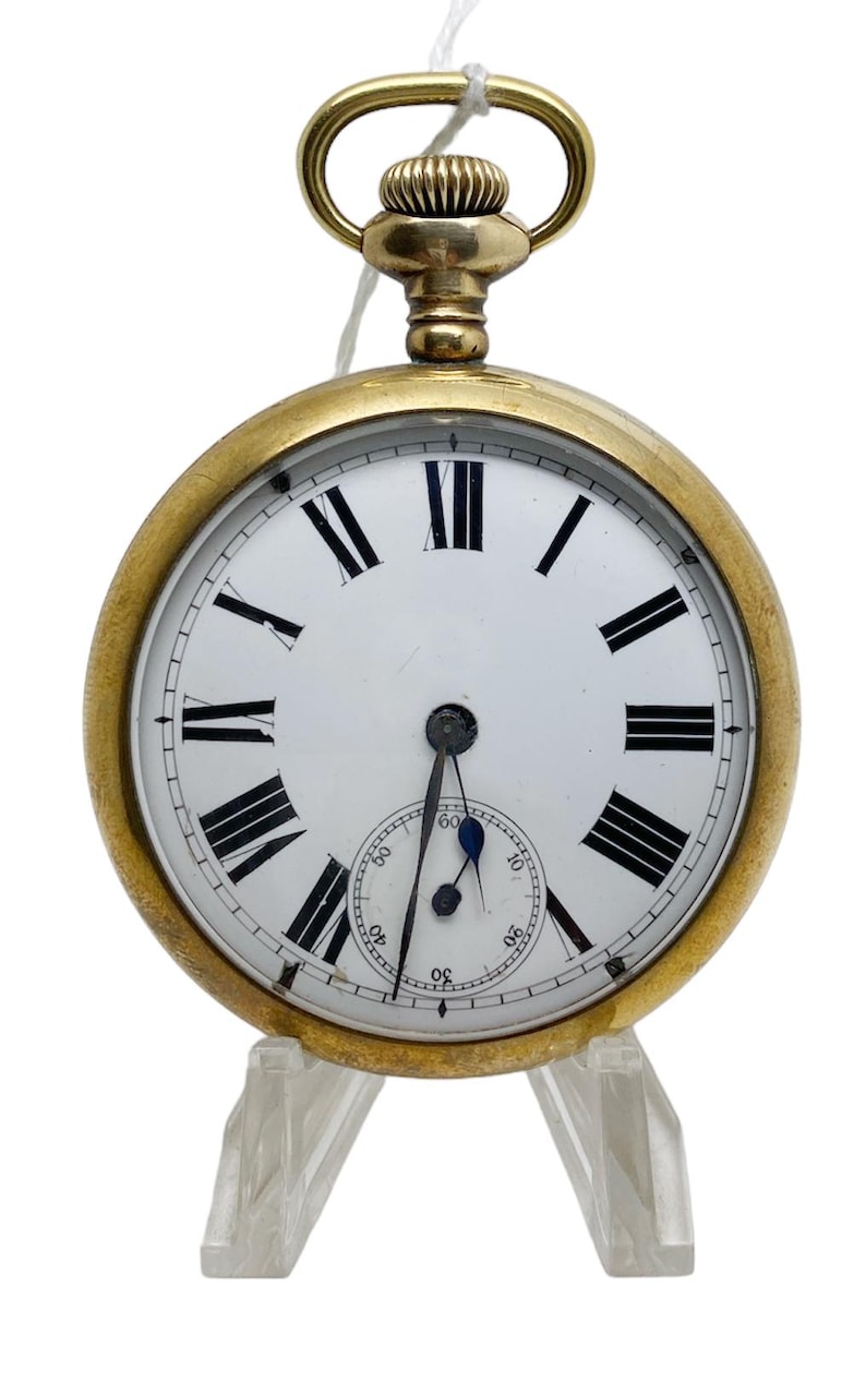 A Working Brass Railway 1880 N H Watch Co Top Winding Pocket Watch - Etsy
