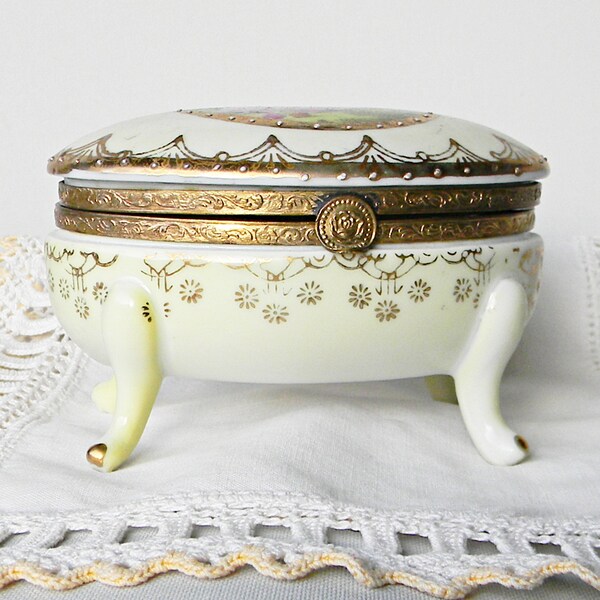 White Porcelain Box - Etsy
