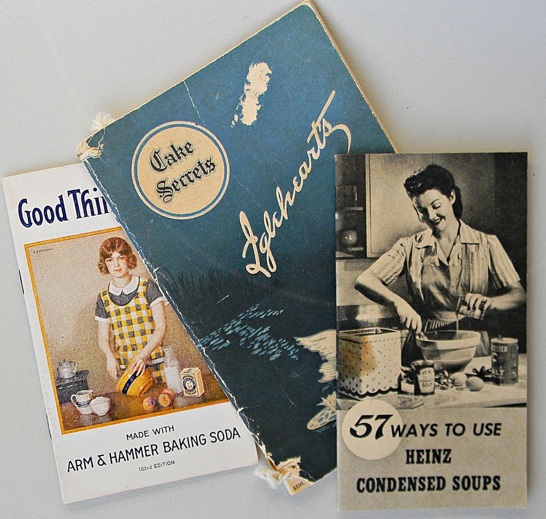 Three Little Recipe Pamphlets 1920s and 30s Arm & Hammer, Heinz Soups ...