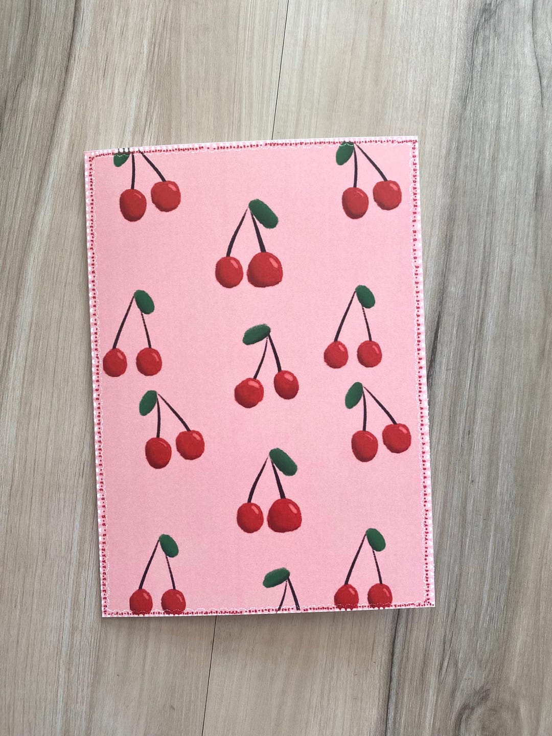 Cherry Valentine’s Day Card – Romantic Greeting Card – Cute Love Card ...