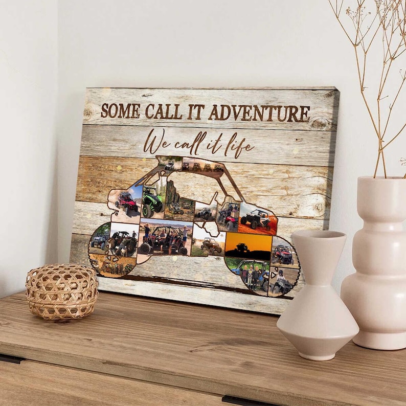 Off-road UTV Collage Canvas Print – Custom Adventure Wall Art, ATV ...