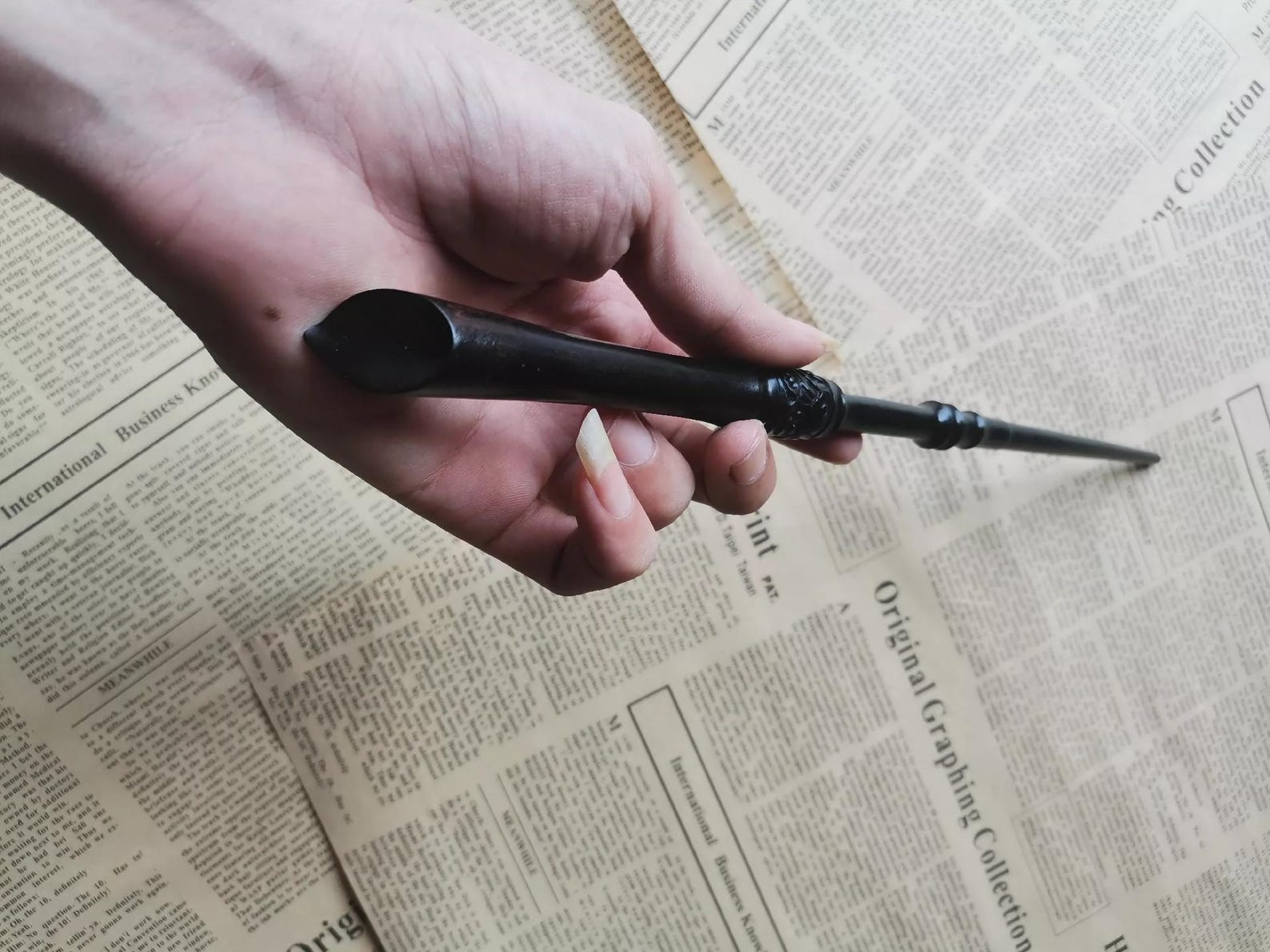 Hand-carved Wooden Wands | Handmade Magic Wand | Witch's Wand | Unique ...