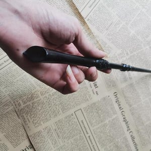 Hand-carved Wooden Wands | Handmade Magic Wand | Witch's Wand | Unique ...