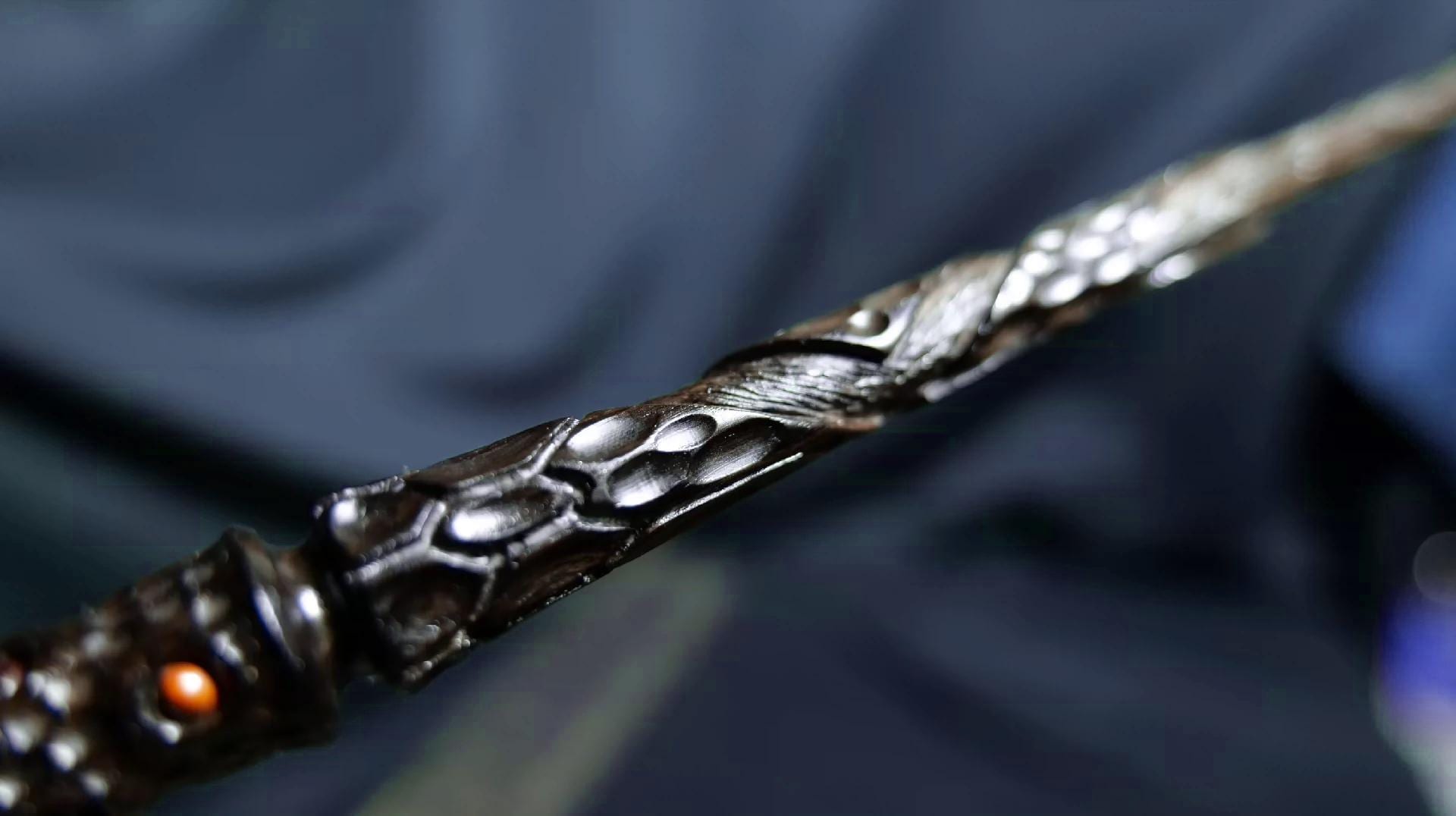 Custom Spiral Wooden Wands | Hand-carved Wands | Handmade Magic Wand ...