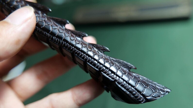 Real Magic Wand | Hand-carved Dragon Spine Wands | Handmade Magic Wand ...