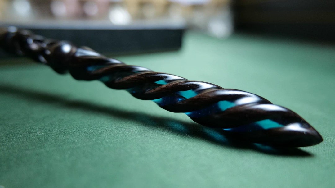 Real Magic Wand | Hand-carved Resin Wands | Handmade Magic Wand | Witch ...
