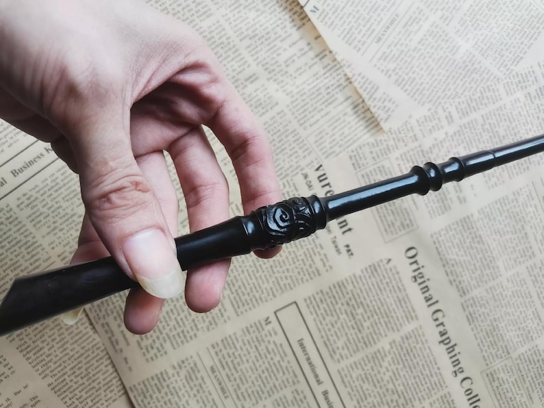 Hand-carved Wooden Wands | Handmade Magic Wand | Witch's Wand | Unique ...