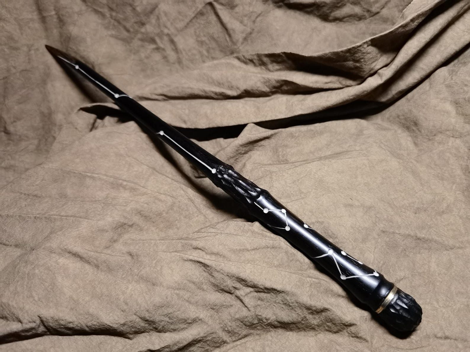 Custom Constellation Wooden Wands | Hand-carved Wands | Handmade Magic ...