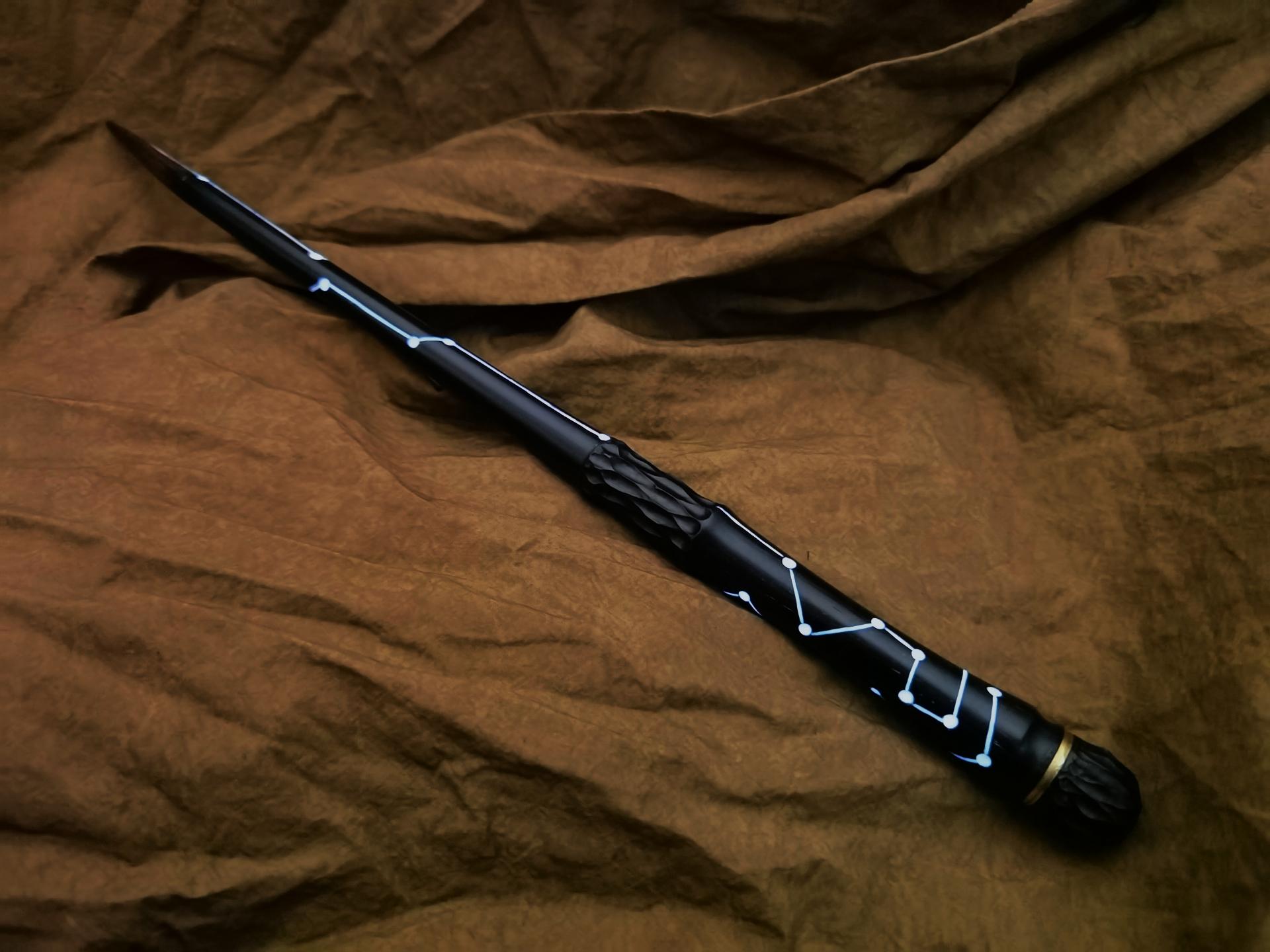 Custom Constellation Wooden Wands | Hand-carved Wands | Handmade Magic ...