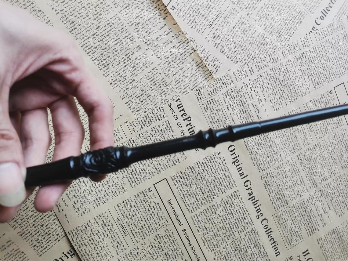 Hand-carved Wooden Wands | Handmade Magic Wand | Witch's Wand | Unique ...