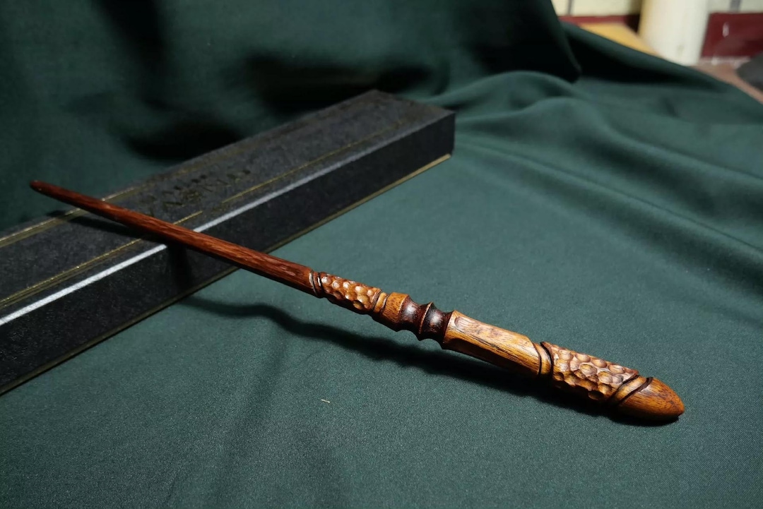 Custom Personalized Wooden Wands | One of a Kind Wand Hammer Textured ...