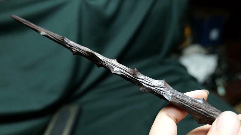Custom Thorns Wooden Wands | Hand-carved Wands | Handmade Magic Wand ...