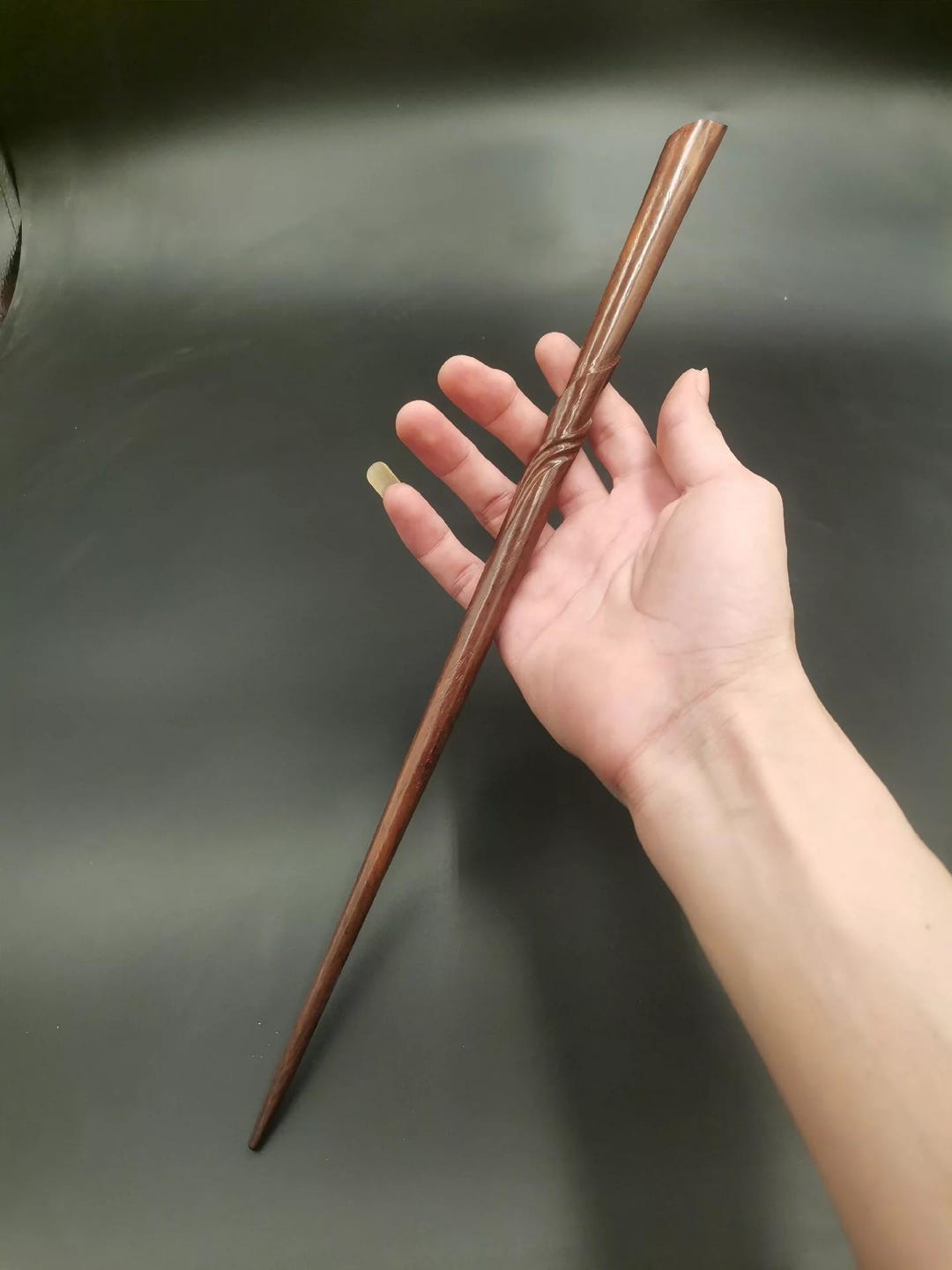 Hand-carved Wooden Wands | Handmade Magic Wand | Handcrafted Witch's ...