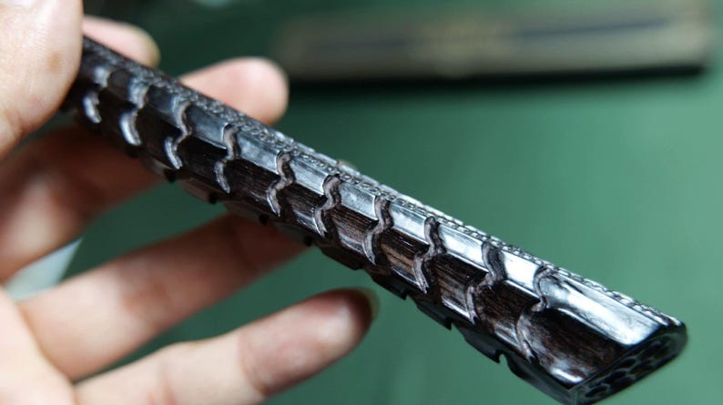 Real Magic Wand | Hand-carved Dragon Spine Wands | Handmade Magic Wand ...