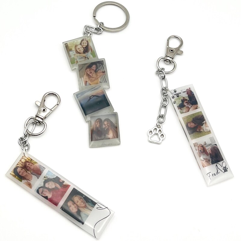 Mini Polaroid Keychain - Etsy
