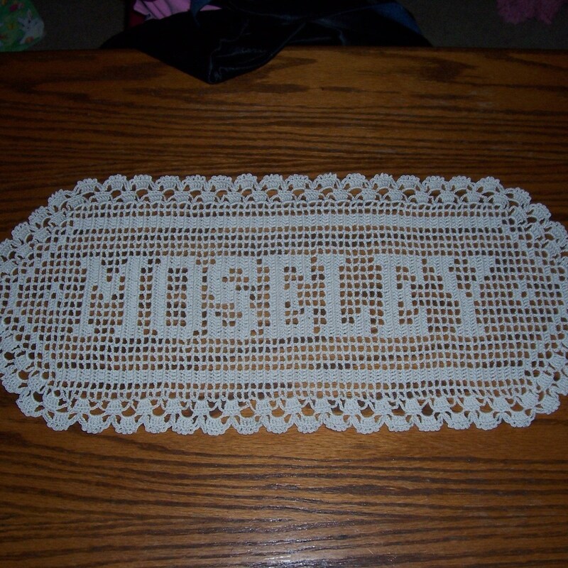 Name Doily - Etsy