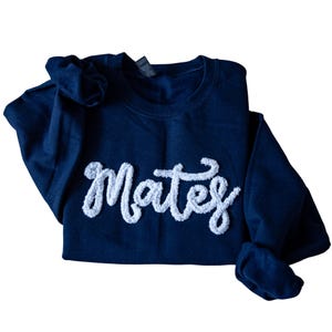 Custom Chenille Yarn Embroidered Crewneck | Chenille Yarn | Chenille ...