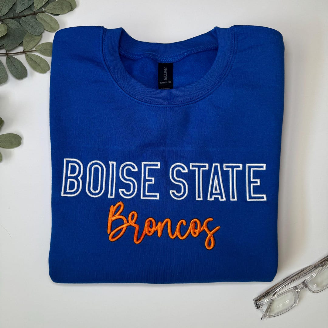 Boise State Puff Crewneck | College Team Sweatshirt | College Game Day ...