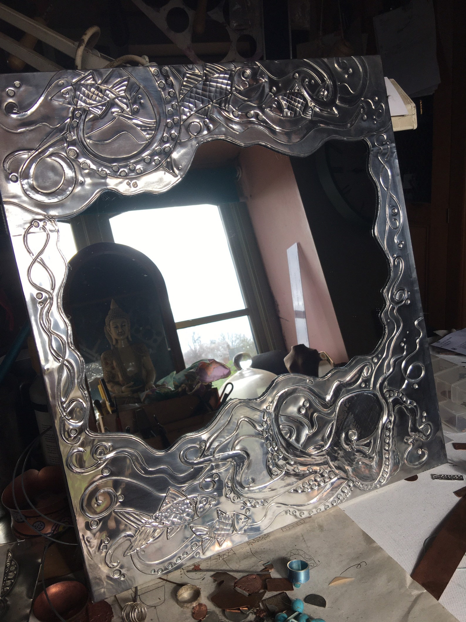Octopus Bathroom Mirror. - Etsy