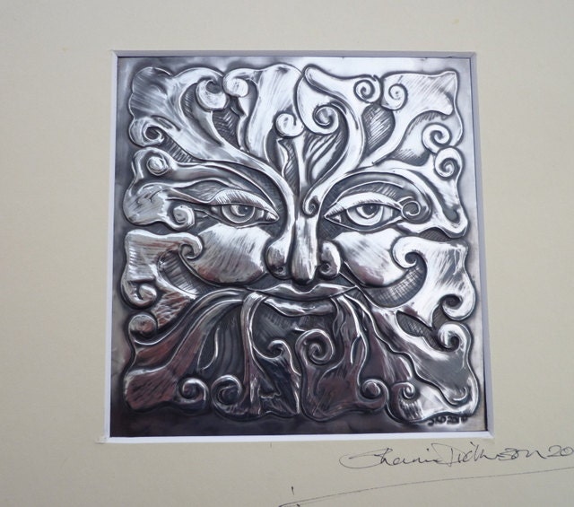 Green Man Wall Art | Etsy