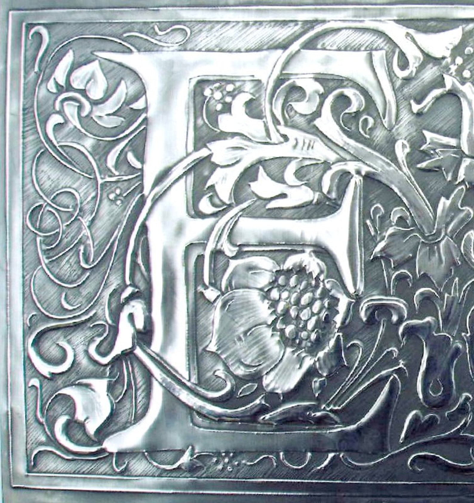 Custom Pewter Initials Wedding Gift - Etsy UK