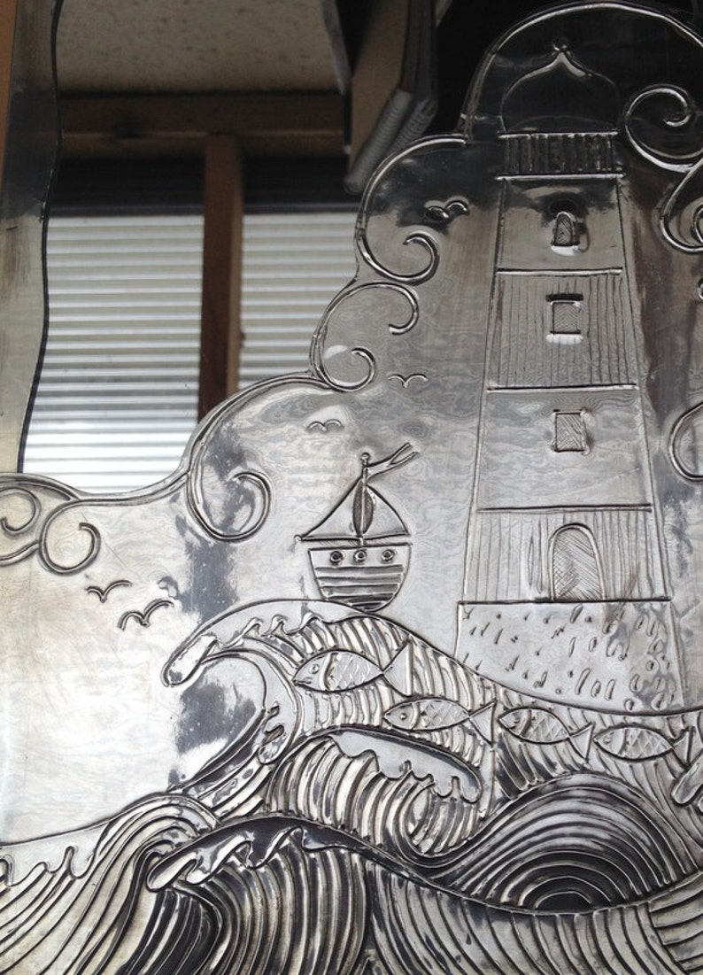 Bathroom Mirror Lighthouse Design. - Etsy