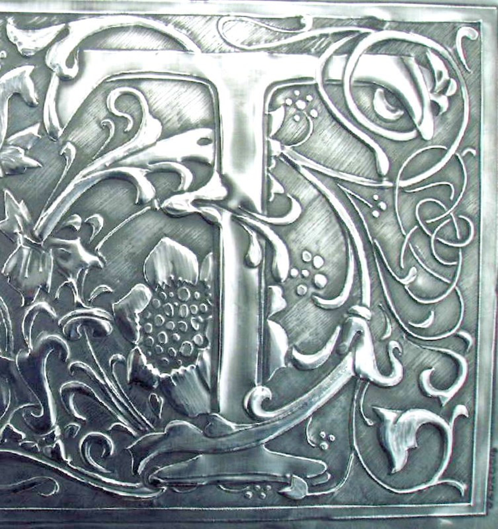 Custom Pewter Initials Wedding Gift - Etsy UK