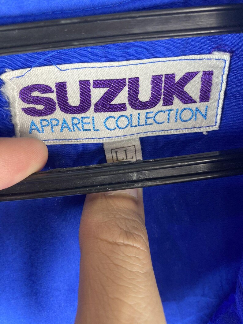 Vtg 90s Suzuki Apparel Collection Racing Motorsport Bomber Jacket - Etsy