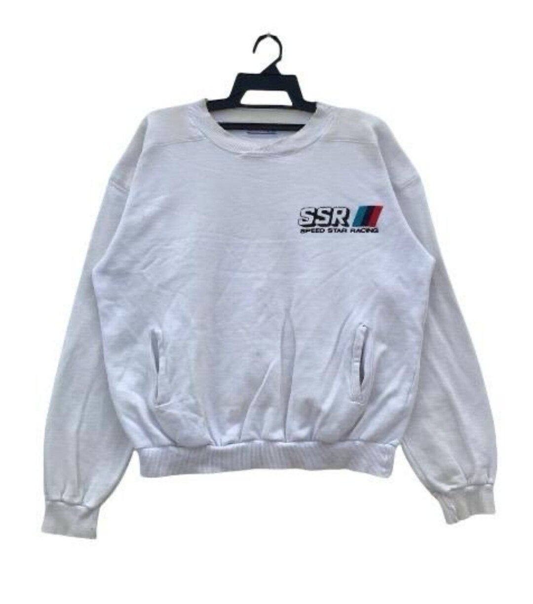 Vtg 90s SSR Racing Wheel Speed Star Racing Japan Motorsport Sweatshirt ...