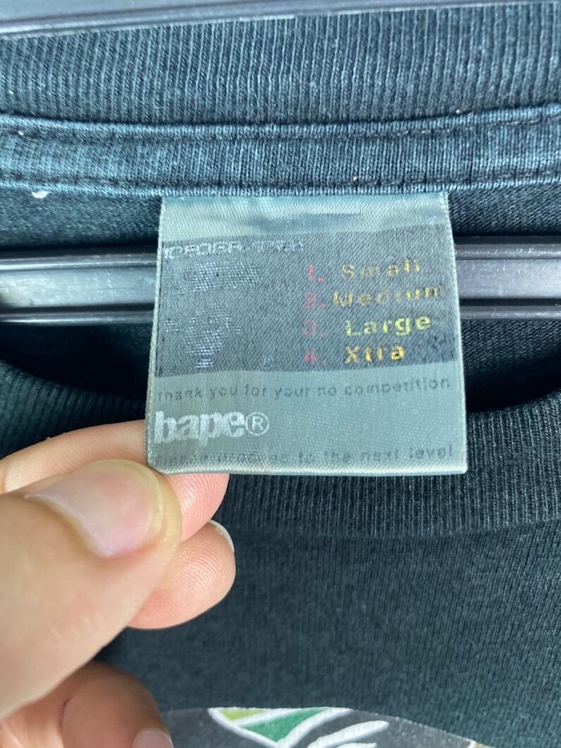 Vtg 90s A Bathing Ape BAPE Head Camouflage Long Sleeve Shirt Medium ...