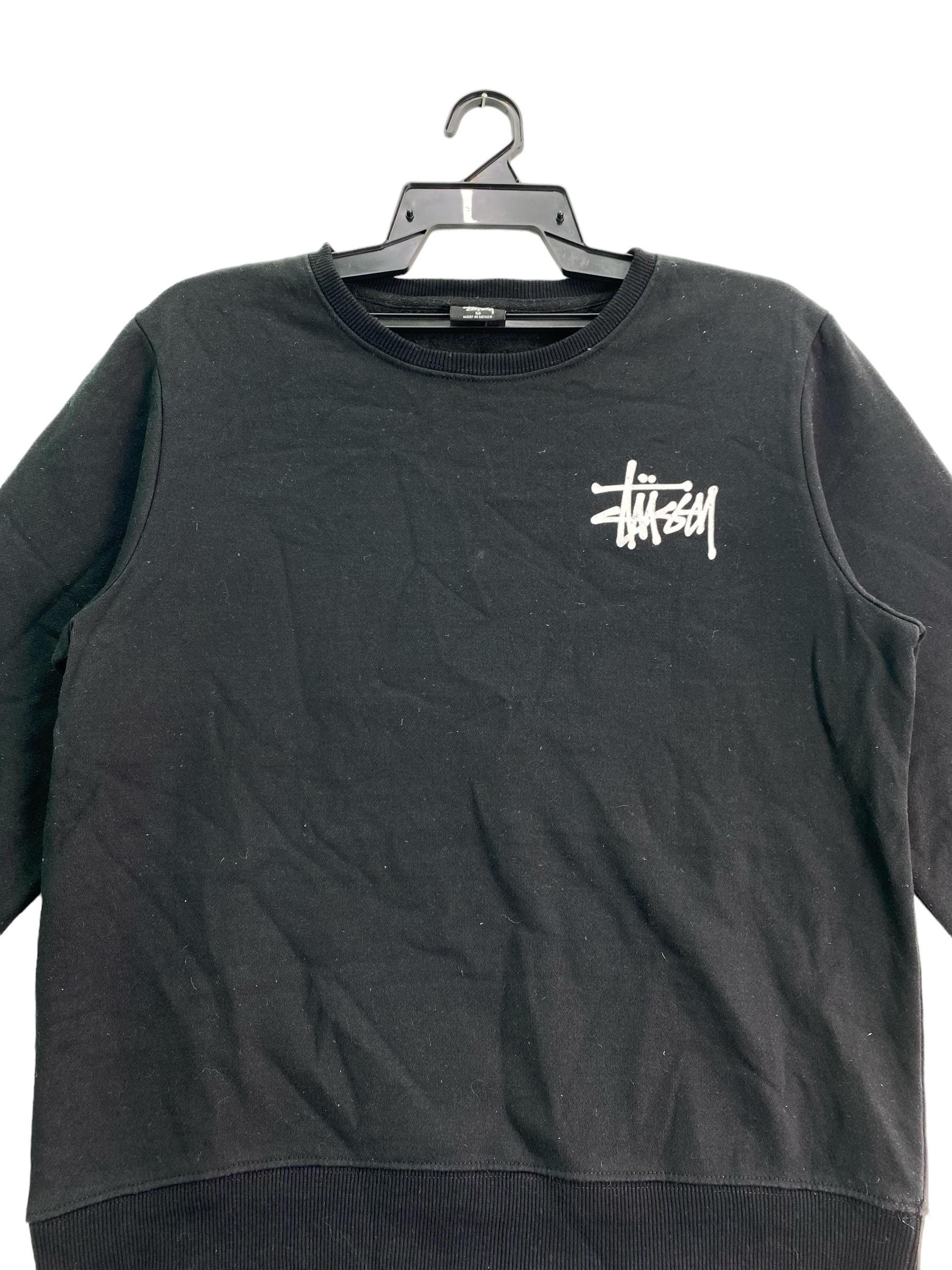 Vtg Rare Stussy Signature Logo Embroidered Sweatshirt Medium Size - Etsy