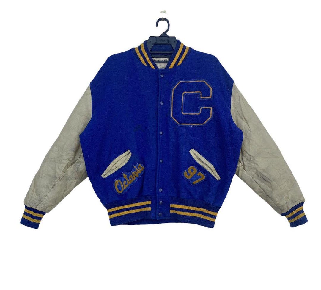 Vintage 97 Delong Letterman Quilted Lined Varsity Jacket - Etsy