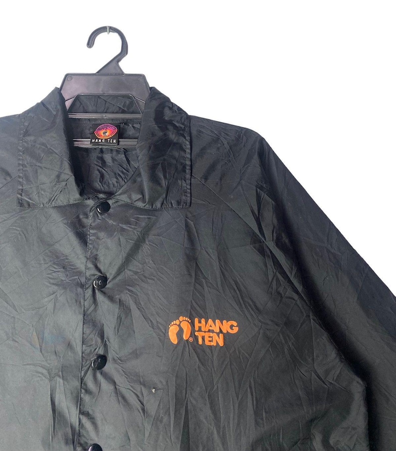 Vtg 90s Rare Hang Ten Sunset Color Logo Coach Jacket - Etsy