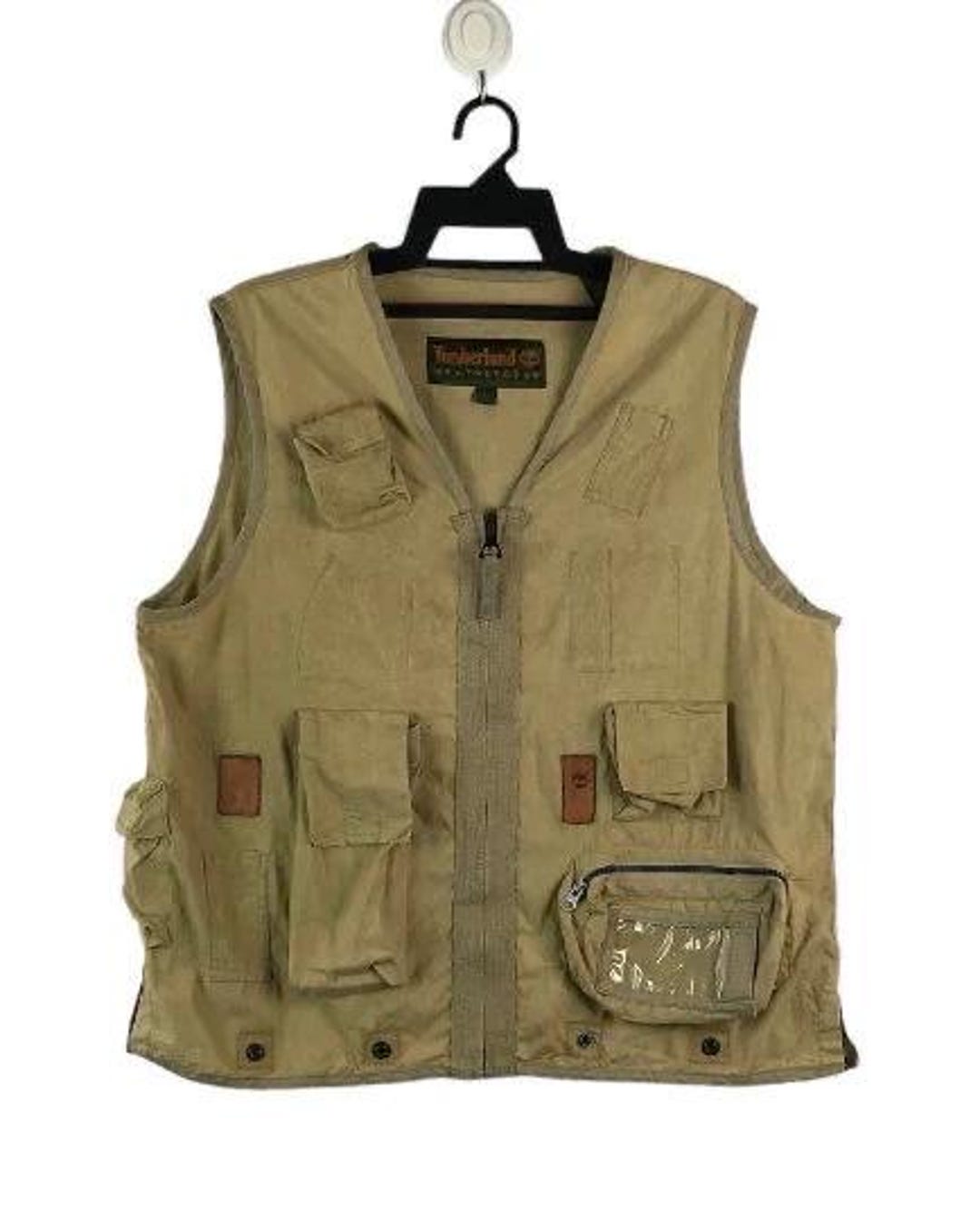 Vtg 90s Timberland Waistcoat Cargo Pocket Hunting Vest Jacket Large ...