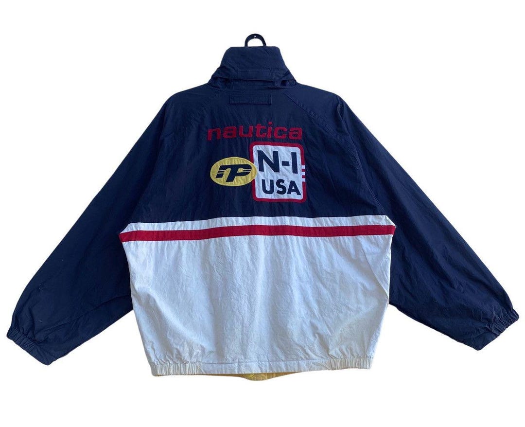 Vtg 90s Nautica N-1 Usa Colorblock Sailing Gear Jacket - Etsy