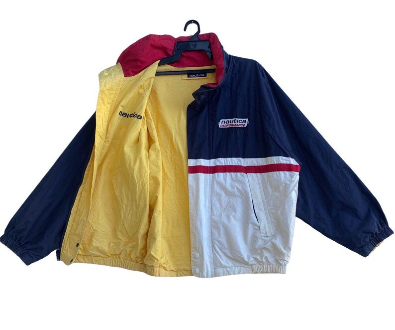 Vtg 90s Nautica N-1 Usa Colorblock Sailing Gear Jacket - Etsy