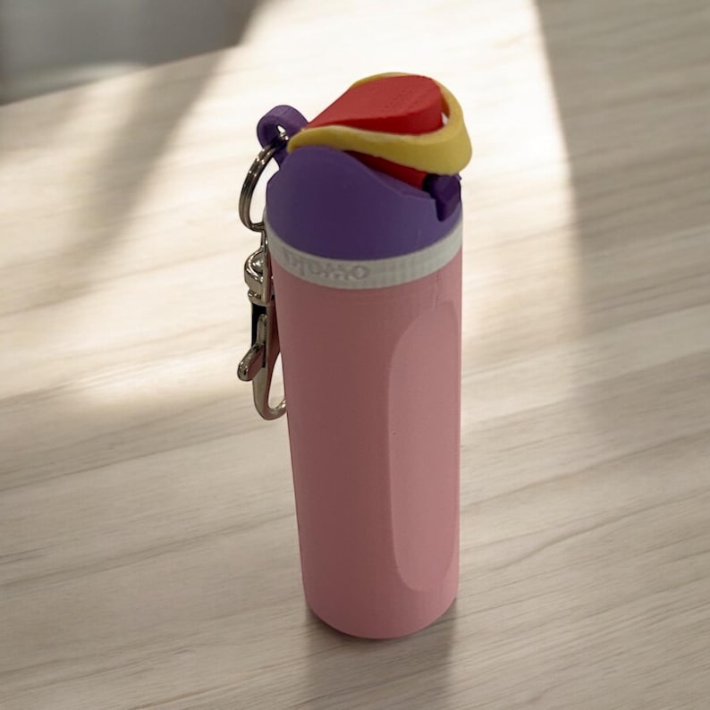 Mini Owala-inspired Water Bottle Keychain | Lip Balm Holder | Backpack ...