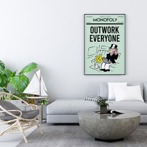Monopoly Art Prints: Motivational Wall Decor (digital Download) - Etsy
