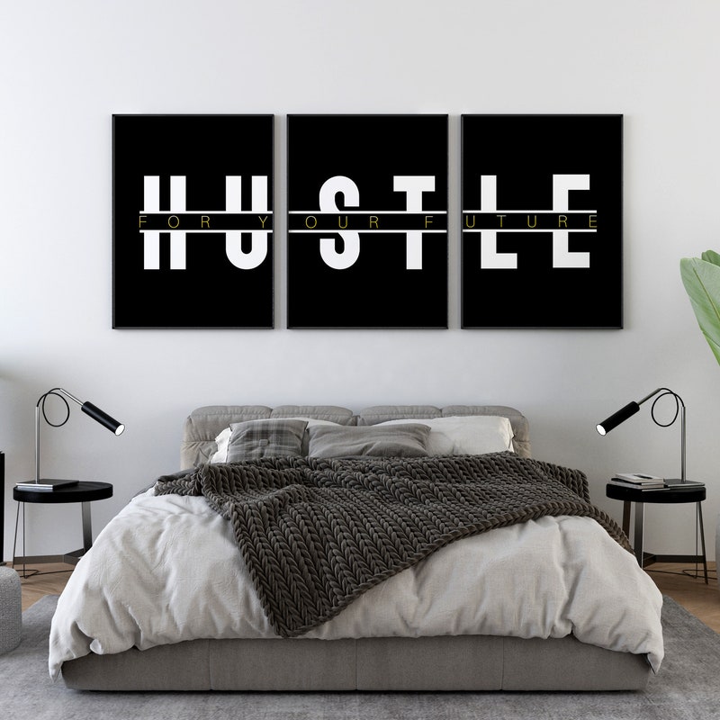 Hustle Wall Art - Etsy