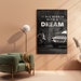 Dream Printable Wall Art - It All Starts With A Dream. Graffiti Canvas ...