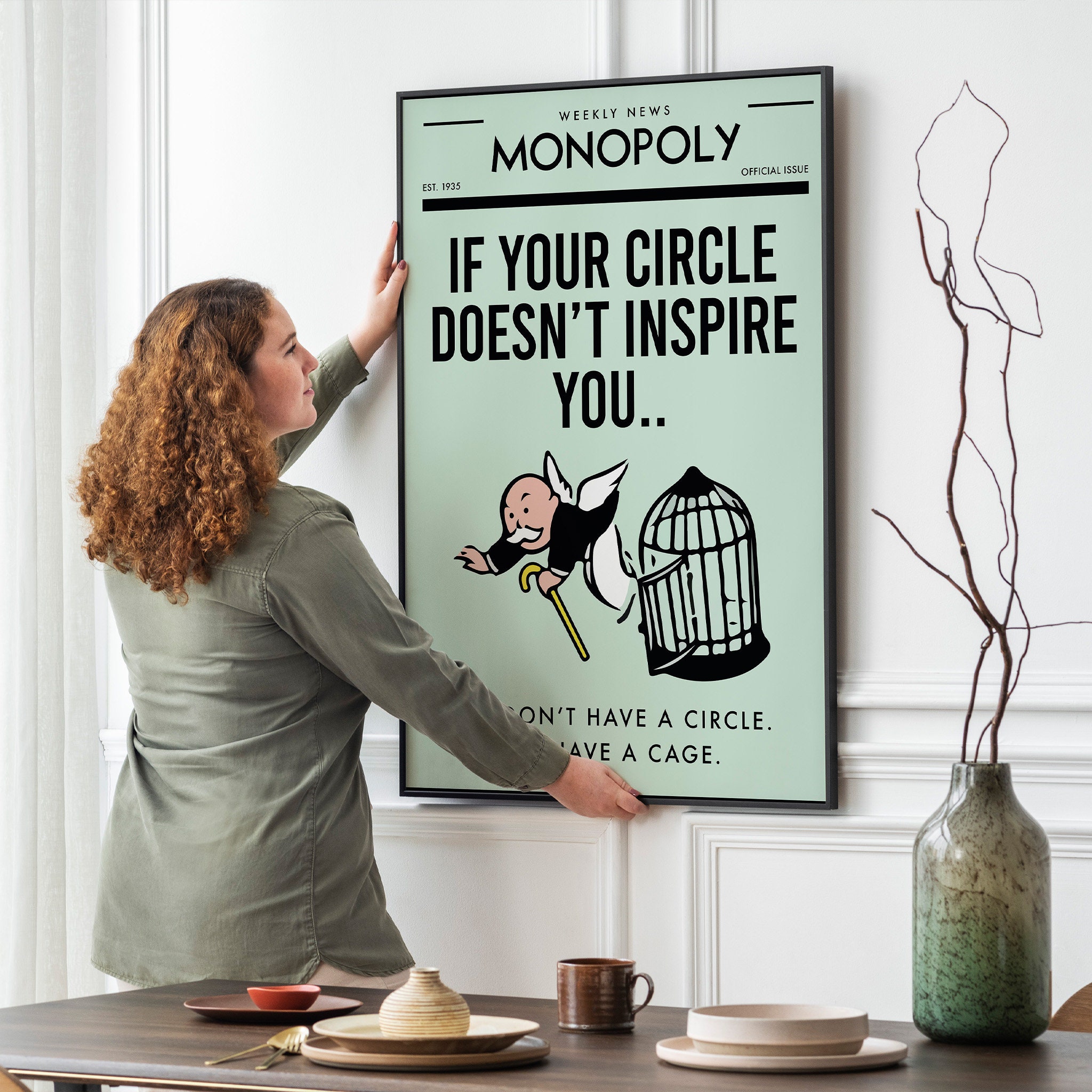 Monopoly Printable Wall Art If Your Circle Doesn't. Graffiti Canvas ...