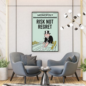 Monopoly Art Prints: Motivational Wall Decor (digital Download) - Etsy