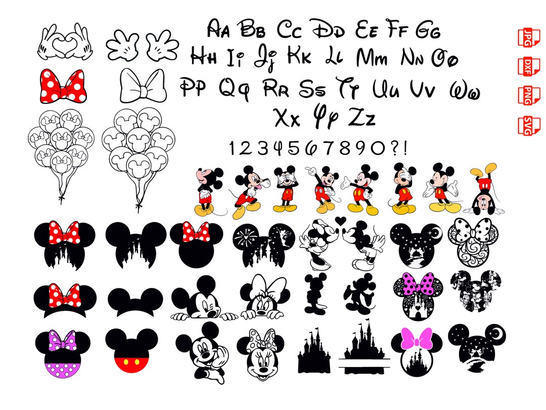 Mouse Alphabet SVG, Mouse Font SVG, Mouse Ttf Letters SVG, Customize ...
