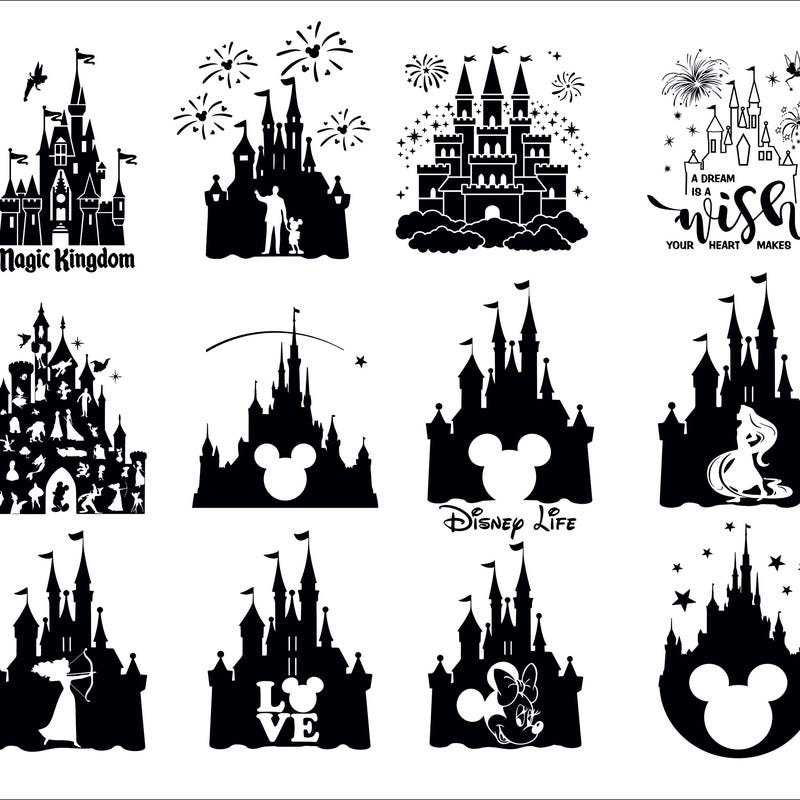 Magic Kingdom Svg - Etsy