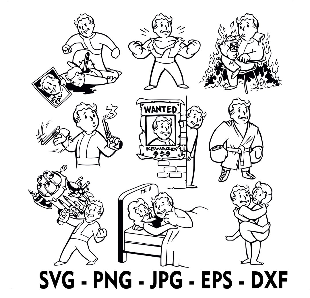9 Fallout Vectors - Etsy